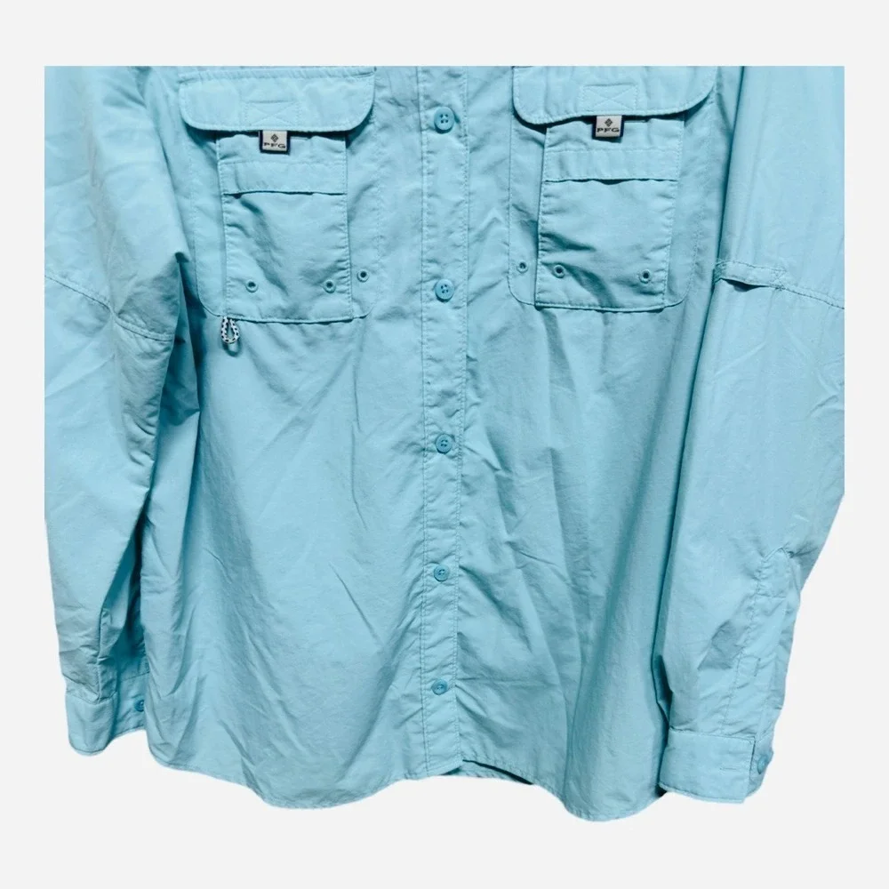 Columbia | Shirts | Columbia Pfg Bahama Long Sleeve Shirt Button Up ...